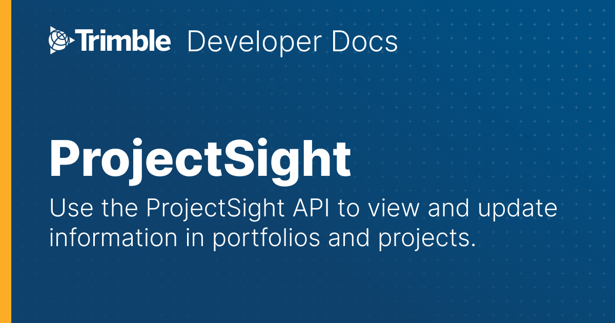 Projectsight Overview Developer Documentation